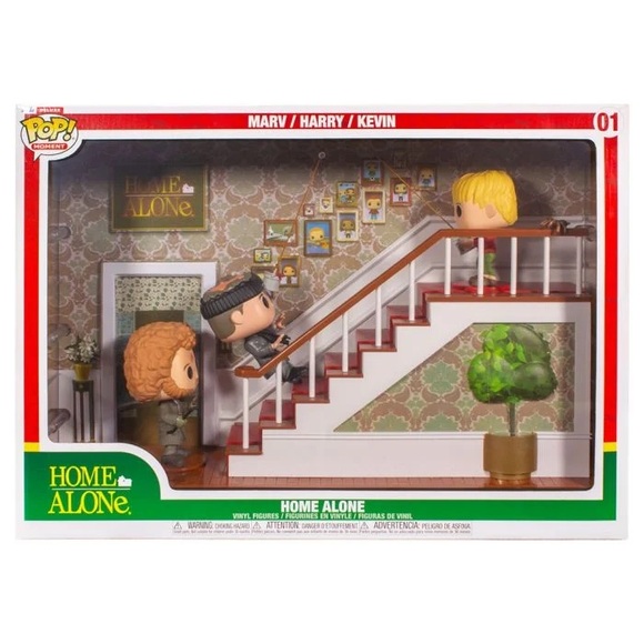 Funko | Toys | Funko Pop Deluxe Moment Home Alone Staircase Paint Can ...
